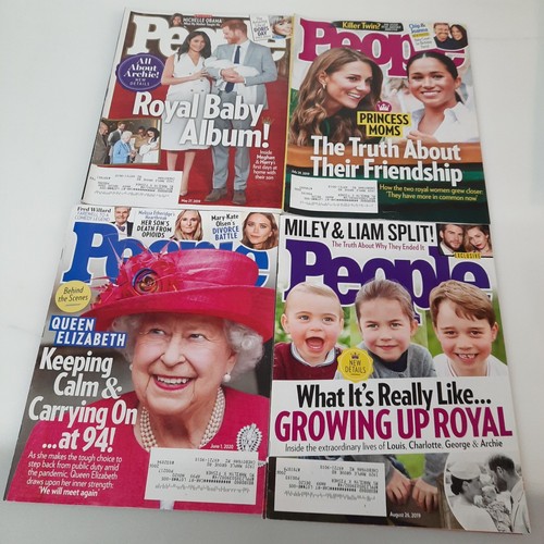 Lot of 4 People Magazines Tabloid Gossip Royal Family Back Issues 2019 ...