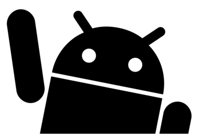 Android Waving Vinyl Decal, Bumper Sticker, Funny, Cell Phone, Windows ...