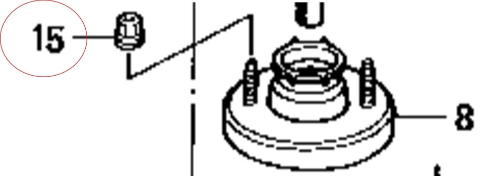 2000-2009 Honda S2000 AP1 AP2 OEM Top Strut Shock Absorber Mounting ...