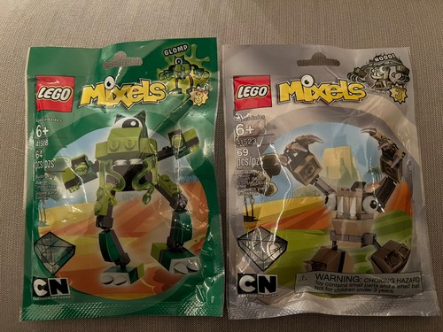 LEGO Mixels 41523 HOOGI And 41518 GLOMP Building Kits Brand New Sealed ...