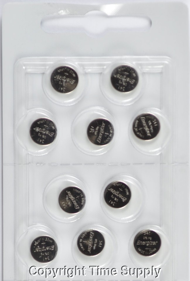 10 pcs 341 Energizer Watch Batteries SR714SW SR714 0% Hg | eBay