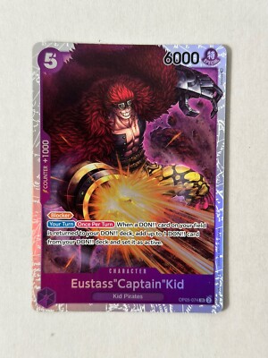 Eustass Captain Kid OP05-074 SR Awakening Of The New Era One Piece Card ...