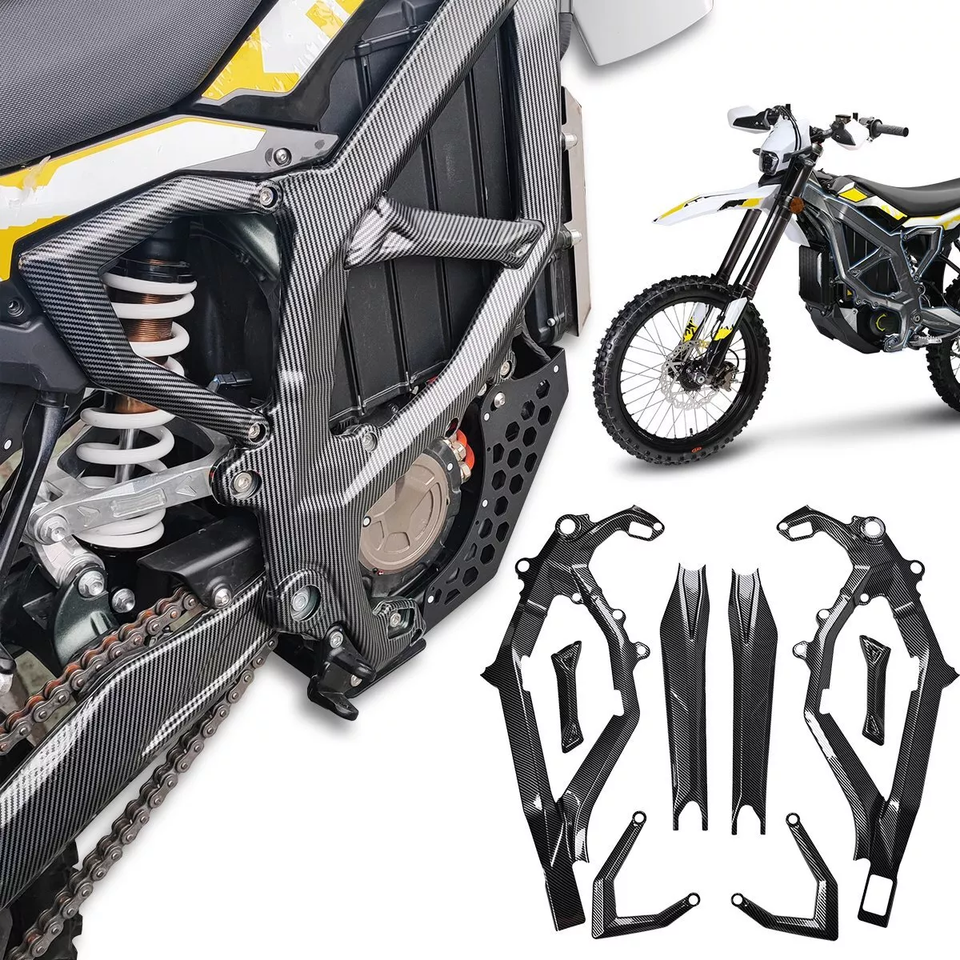 surron full carbon pack fenders mud guards belt covers battery lid ...