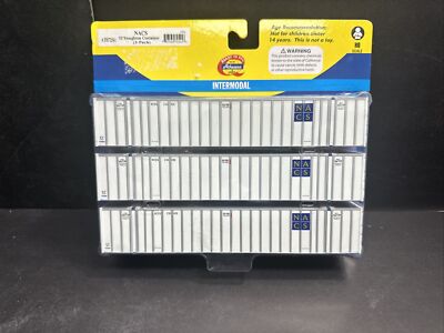 ATHEARN ATH72541 NACS 53' STOUGHTON CONTAINER (3-PACK) M387 | eBay