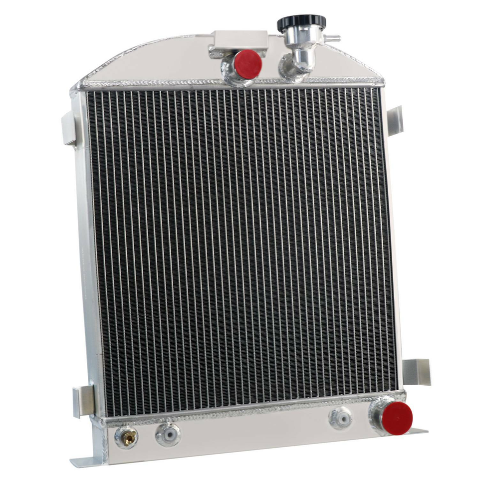 3-Row Radiator+Shroud Fan fit 1932 32 Ford Chopped Grill-Shells Chevy ...