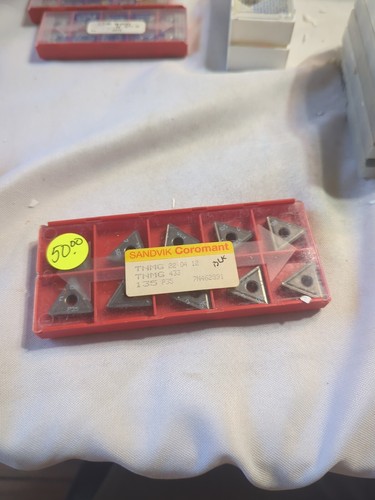 SANDVIK TNMG433 TNMG220412 New Carbide Inserts Grade 135 P35 Blk 10pcs ...