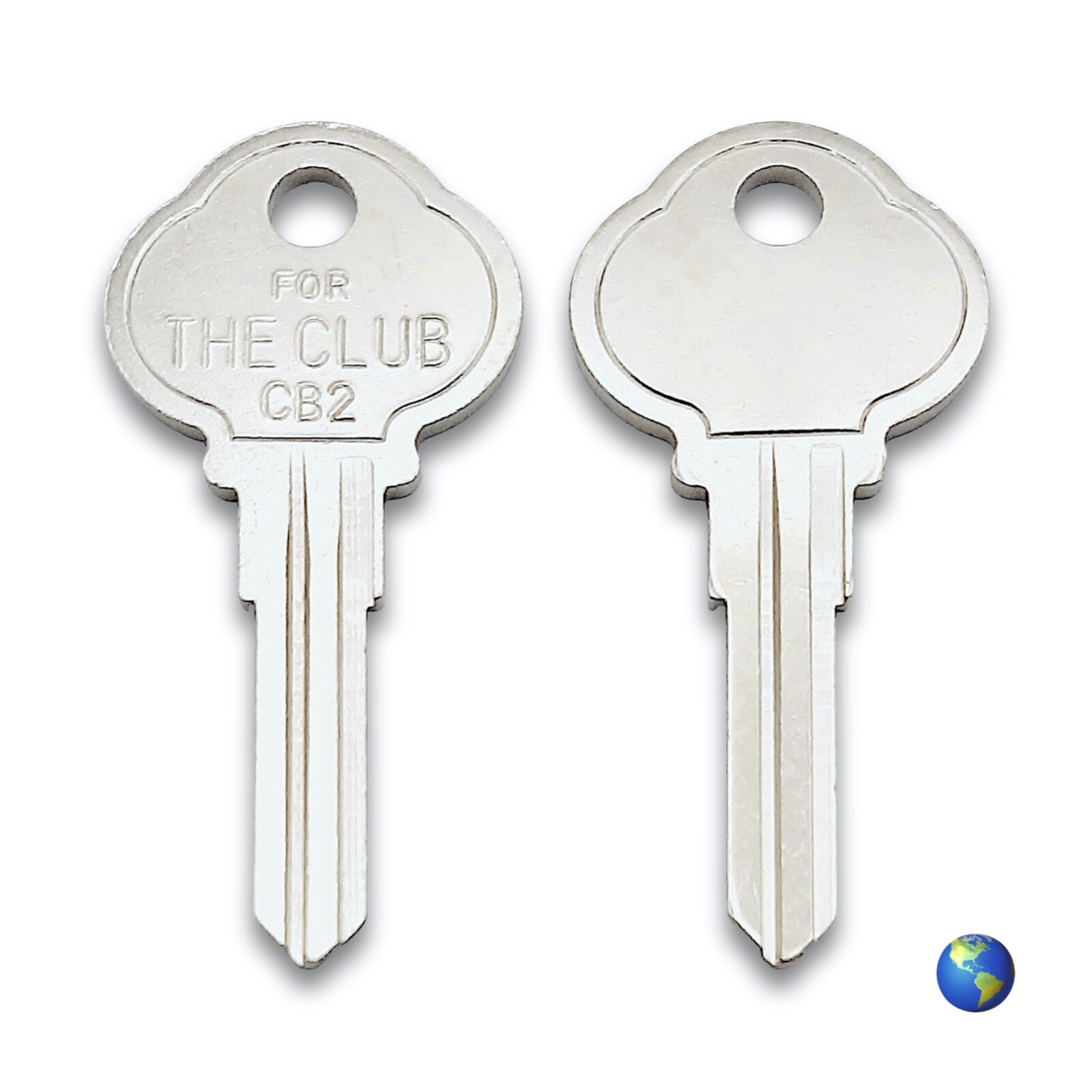 CB2 Key Blanks for Various Steering Wheel Locks by The Club (2 Keys) | eBay