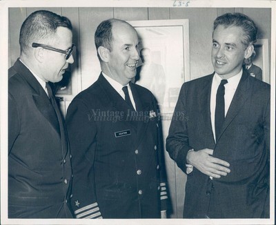 1967 Russell Connor Military Men Smiling s Suit Tie Vintage Image ...