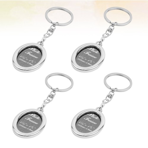4 Pcs Couple Keychain Lovers Miss Picture Keyrings Hanging Decor | eBay ...