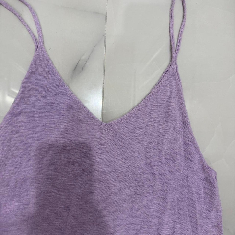 Soft and stretchy purple tank top from free people size large | eBay