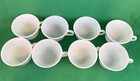 Pyrex Corning Ware MORNING BLUE Milk Glass Coffee Cups Set Of 8 ...