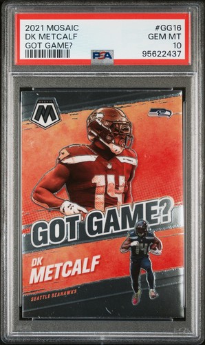 2021 PANINI MOSAIC GOT GAME? #GG16 DK METCALF PSA 10 | eBay