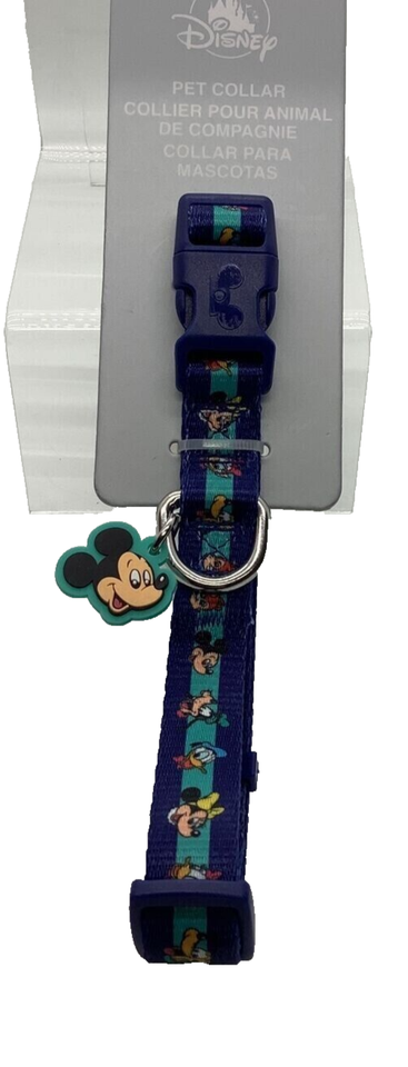 Disney Parks Mickey Mouse and Friends Dog Collar Size S New With Tag | eBay