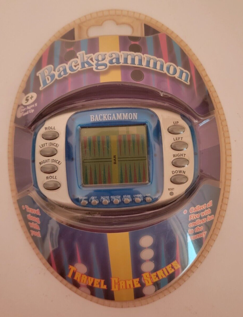 Backgammon Electronic Handheld Travel Game Series Sakar International ...