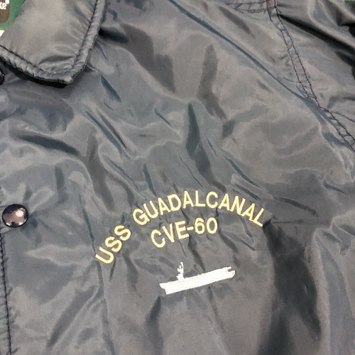 USS GUADALCANAL CVE-60 NAVY SHIP Jacket U.S MILITARY OFFICIAL USA MADE ...