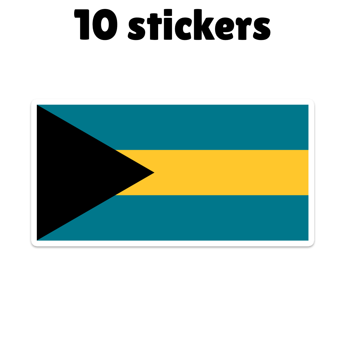 Bahamas Flag Sticker Decal Vinyl Fade & Waterproof | eBay Australia