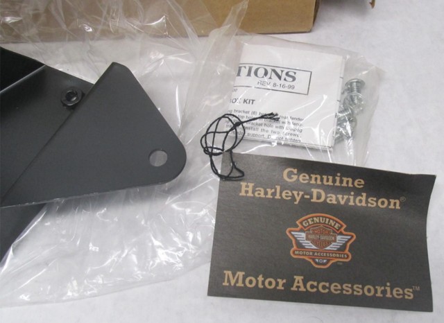 Genuine Harley Davidson Softail Fatboy Right Side Leather Toolbox ...