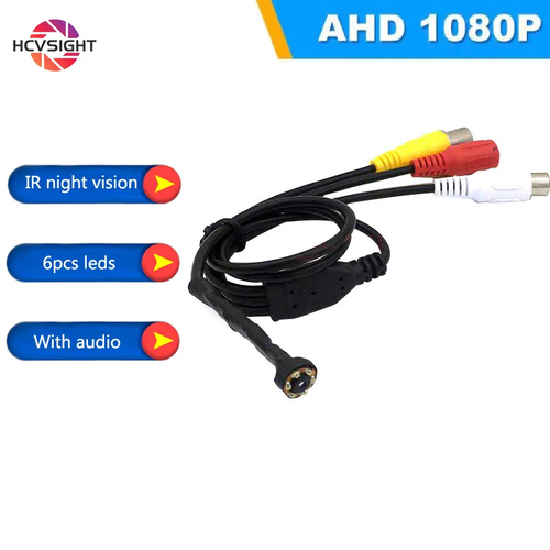 2MP 1080P Micro AHD Camera 6pcs 940nm LEDs IR Night Vision Pen With Low ...
