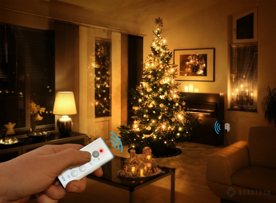 Beastron Remote Control Electrical Outlet Switch for Lights and ...