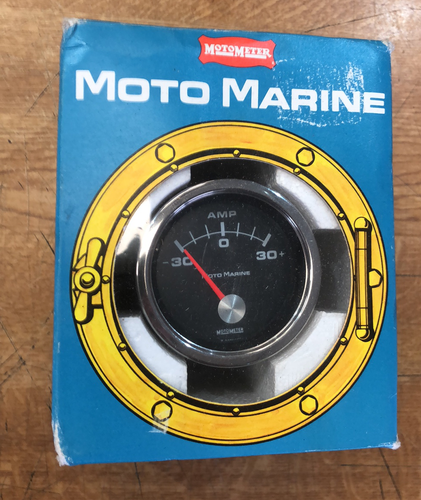 MOTO MARINE AMP METER 2in DIAL BOAT MOTORBOAT YACHT | eBay UK