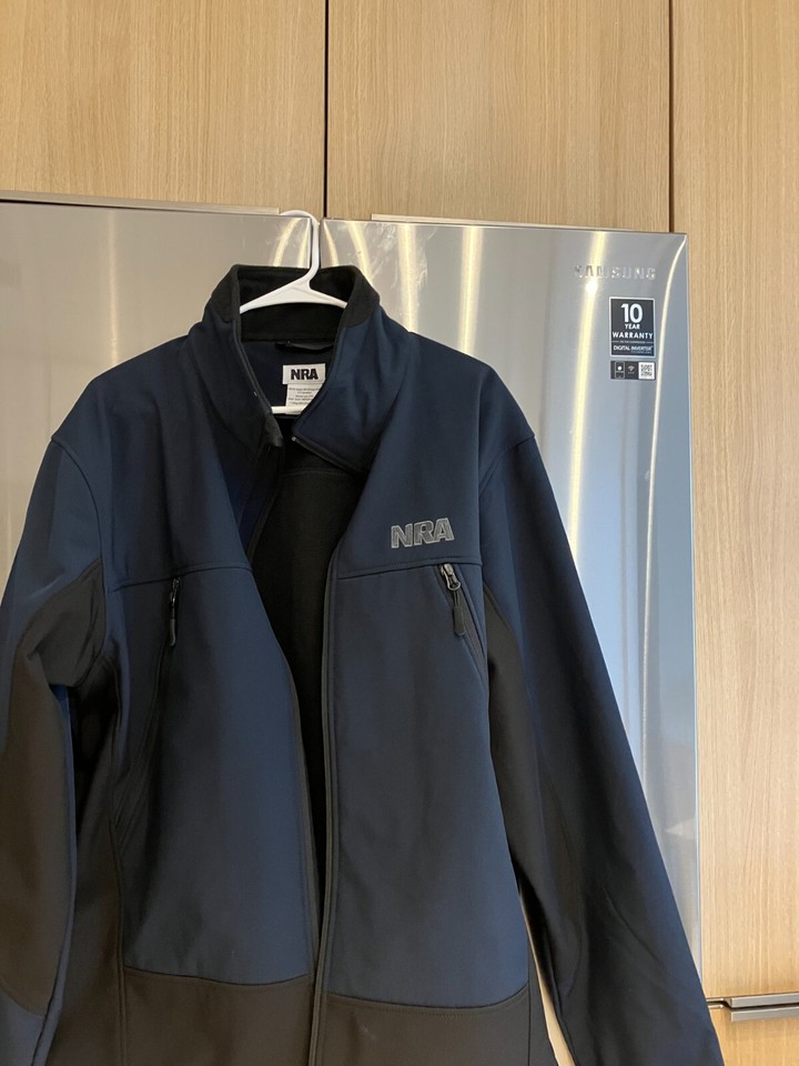 NRA National Rifle Association licensed Jacket zip up adult men's Large ...