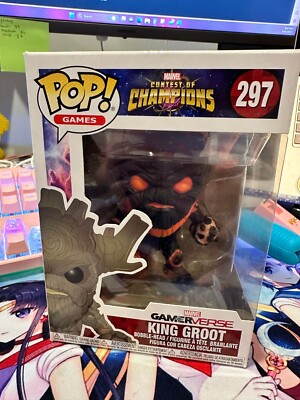 Funko Pop Vinyl King Groot #297 Contest of Champion Gamerverse Marvel ...