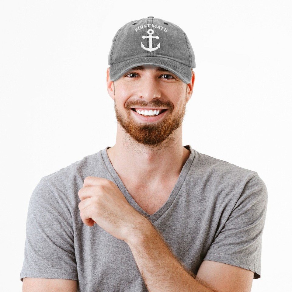 DALIX First Mate Hat Sailing Baseball Cap Sailor Gift Men Women Vintage ...
