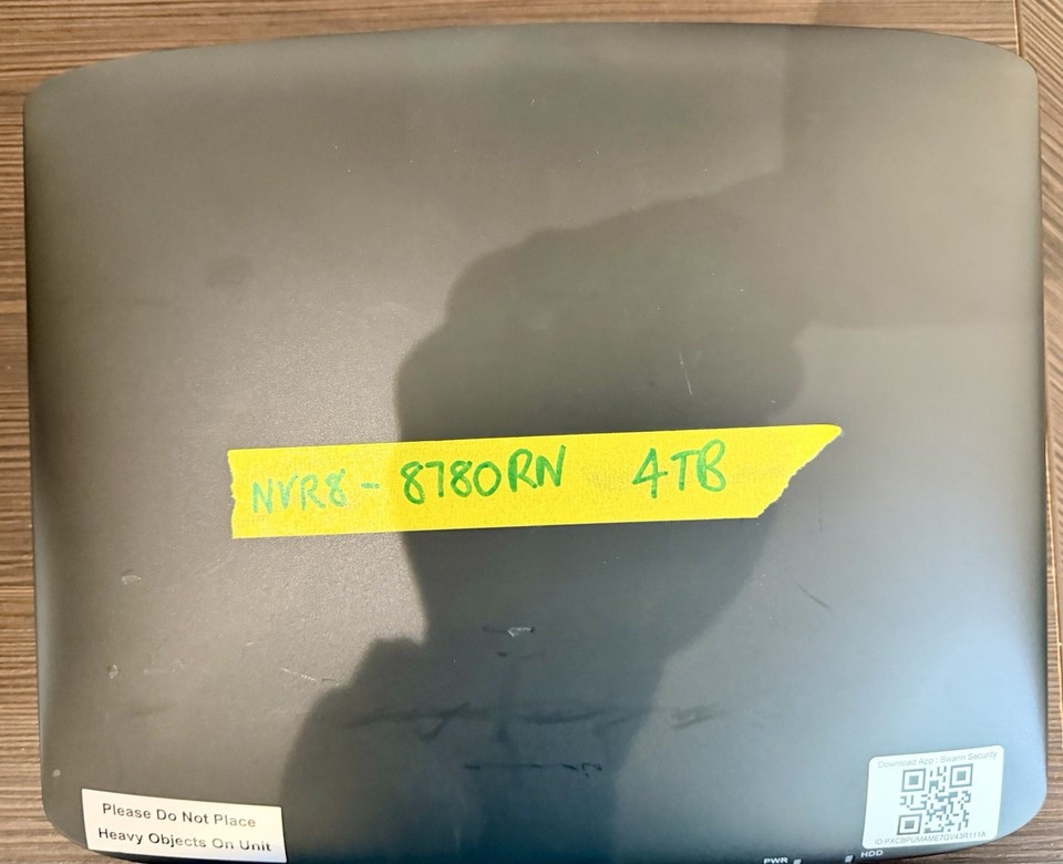 Swann NVR CCTV Recorder Digital IP NVR8 8780 8 Channel Network Video 4K ...