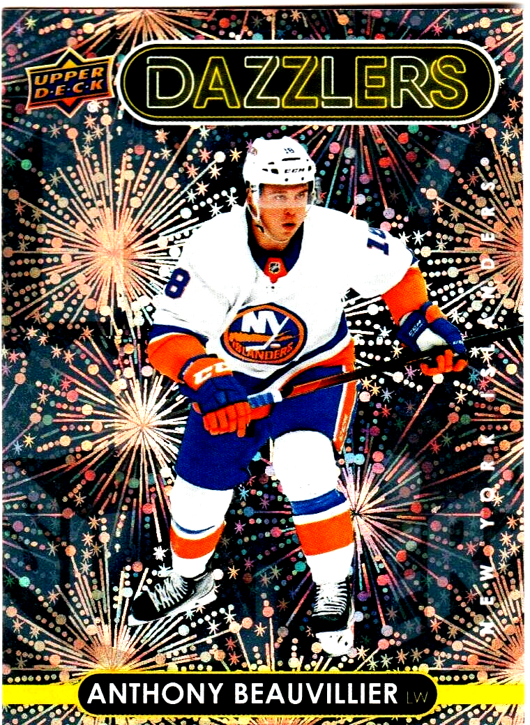 ANTHONY BEAUVILLIER 21-22 UPPER DECK UD ORANGE DAZZLERS # DZ-79 NY ...
