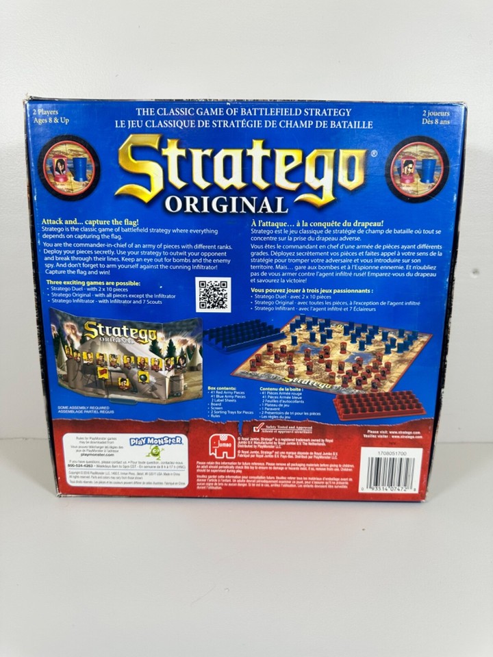 Play Monster 2016 Stratego Original Board Game 82/82 Pieces W/Out ...