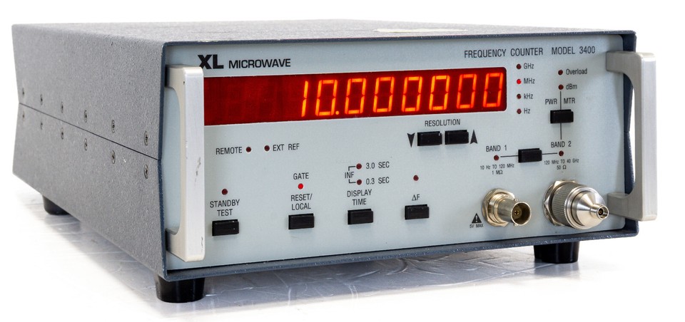 XL Microwave 3400 Microwave Frequency Counter 40 GHz with power Meter ...