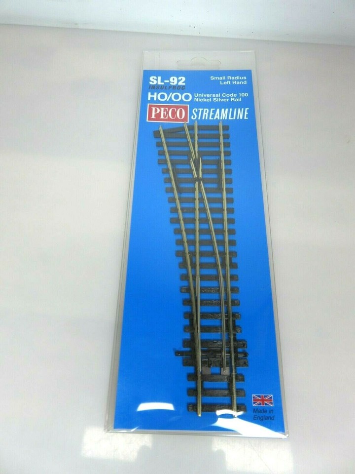 Peco Streamline HO SL92 Code100 Track Insulfrog Small Radius Turnout ...