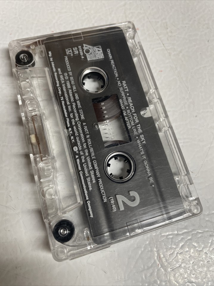 VERY GOOD RATT: Reach for the Sky Cassette Tape Oct-1988, Atlantic ...