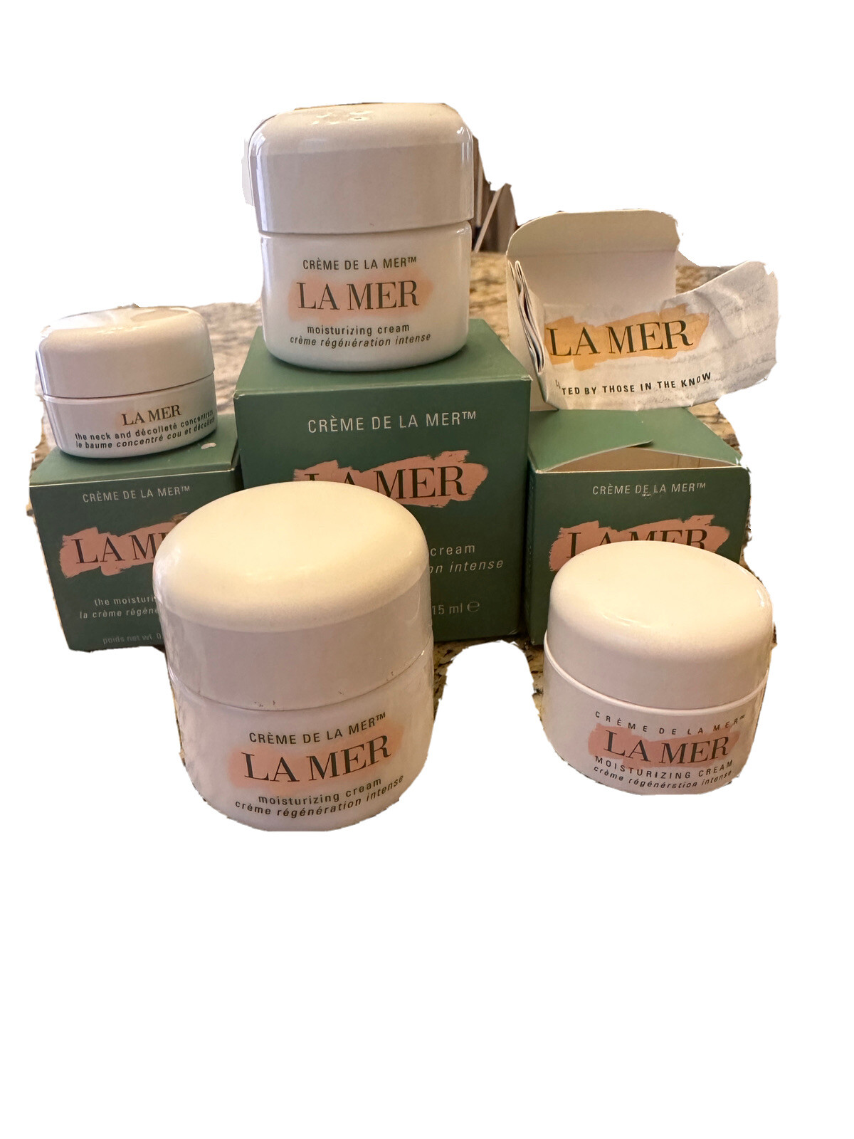 la mer moisturizing cream .24 oz EMPTY JAR , Use 4:Displays or ...