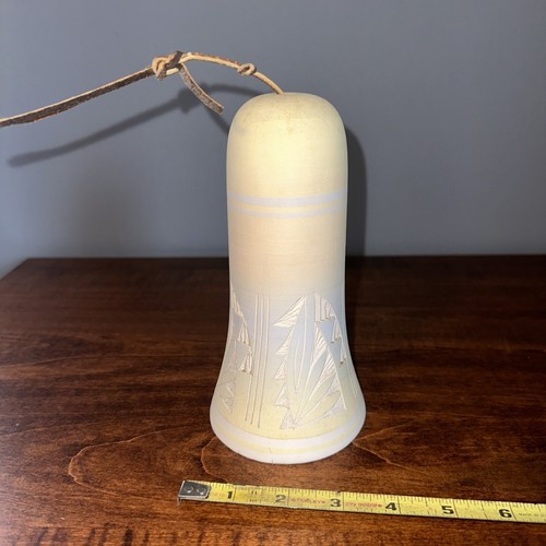 Vintage Southwest Ceramic Bell Wind Chime Clapper Stone Used Native ...