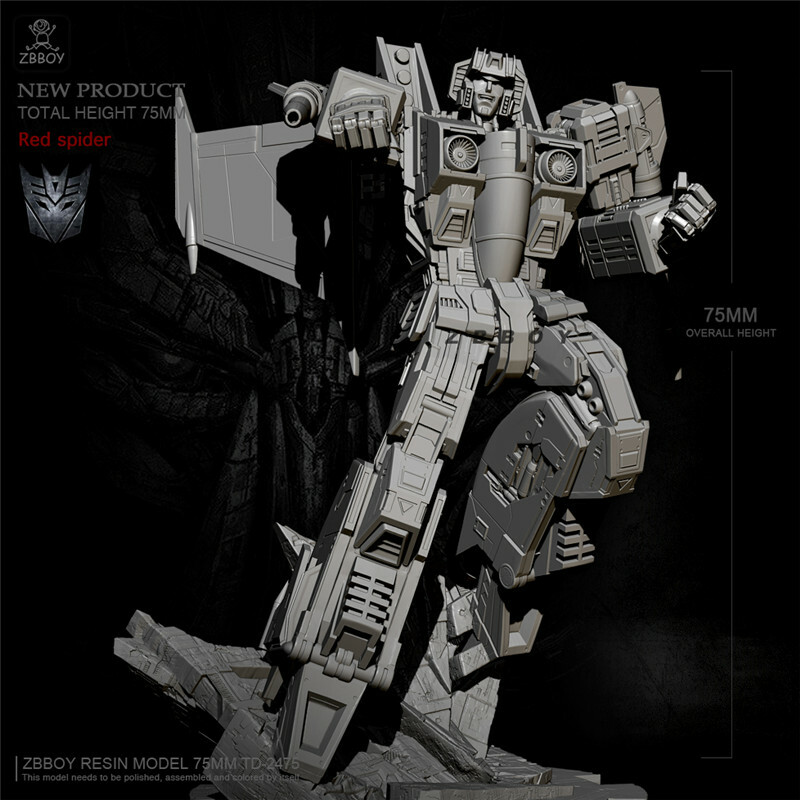 Starscream Resin Kits Model Figure GK Unpainted 75mm YUFAN MODEL | eBay