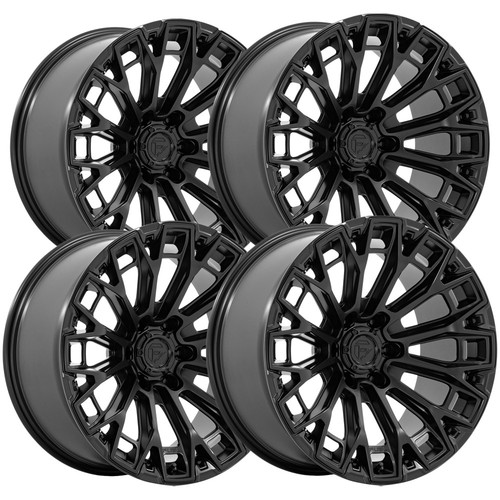 (Set of 4) Fuel FC882 Trax 18x9 6x5.5" +1mm Matte Black Wheels Rims 18 ...