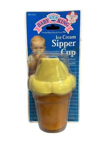 Vintage Baby King Regent Baby Products Ice Cream Sipper Sippy Cup 1994 ...