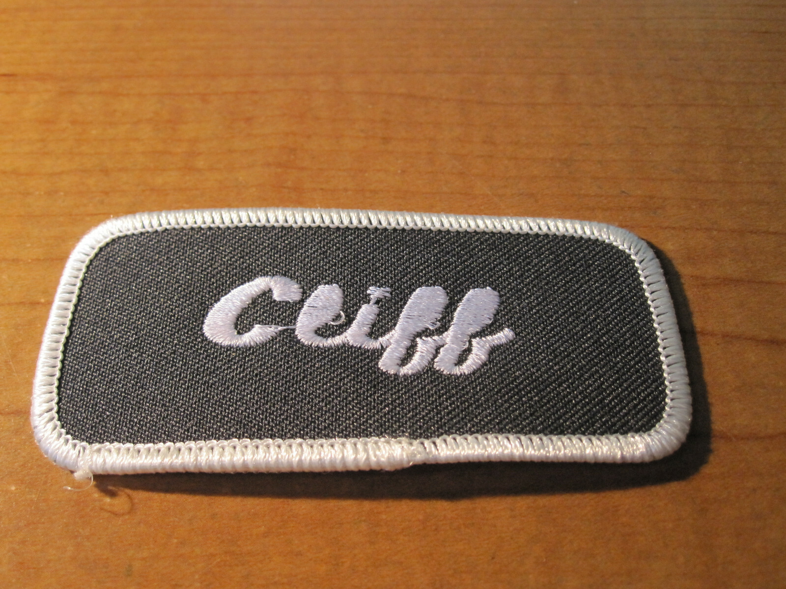 CLIFF Uniform Name Tag Embroidered Cloth PATCH Service Station Biker ...