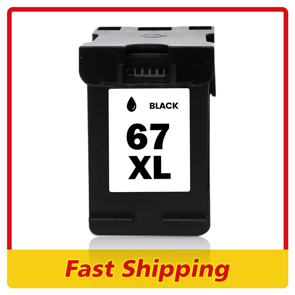 67XL Ink Cartridges 67 Ink for HP Deskjet 2755e 4155e 2700 2855e Envy ...
