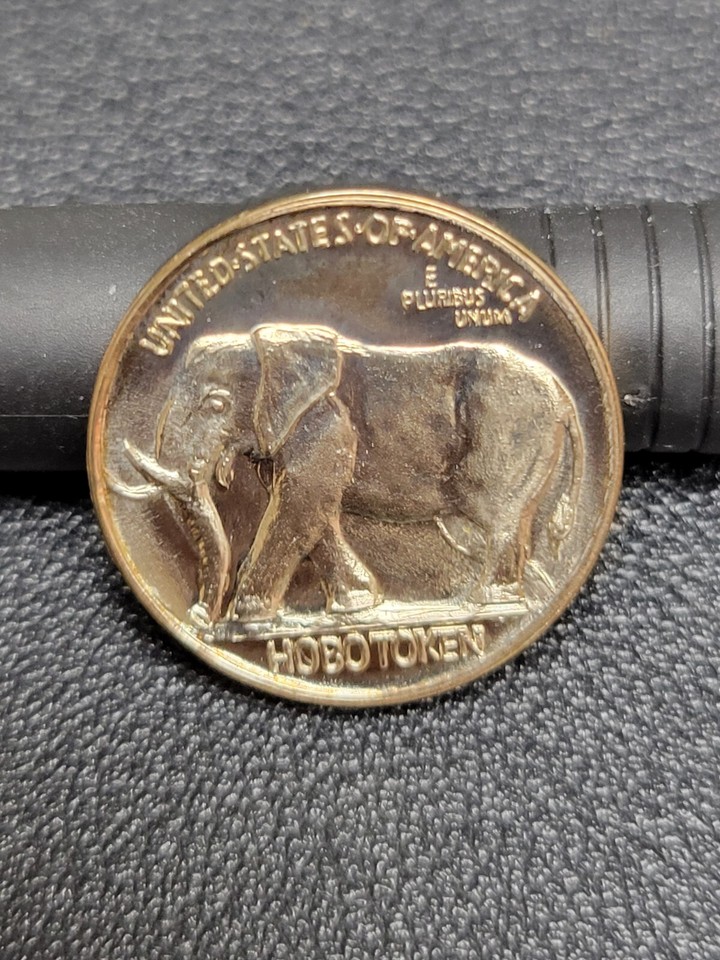2003 BUFFALO HOBO TOKEN - Elephant on Obverse | eBay