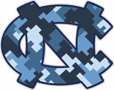 UNC NORTH CAROLINA TARHEELS Camo Full Size FOOTBALL Helmet Decals | eBay
