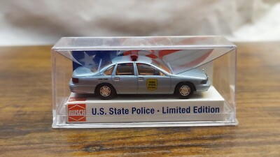HO Scale Busch 47682 Chevy Caprice Iowa State Patrol Police Car - 1/87 ...