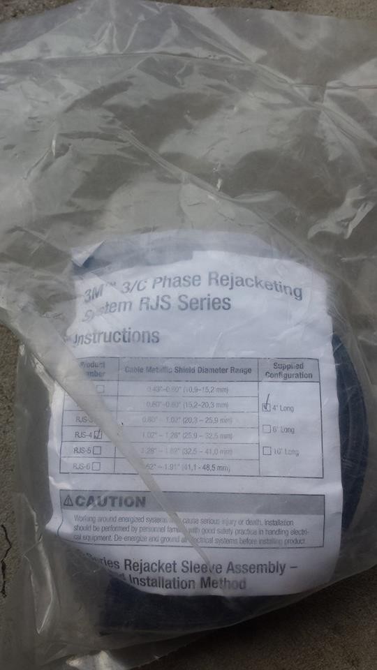 3M 3/C PHASE REJACKETING SYSTEM RJS SERIES W270 | eBay