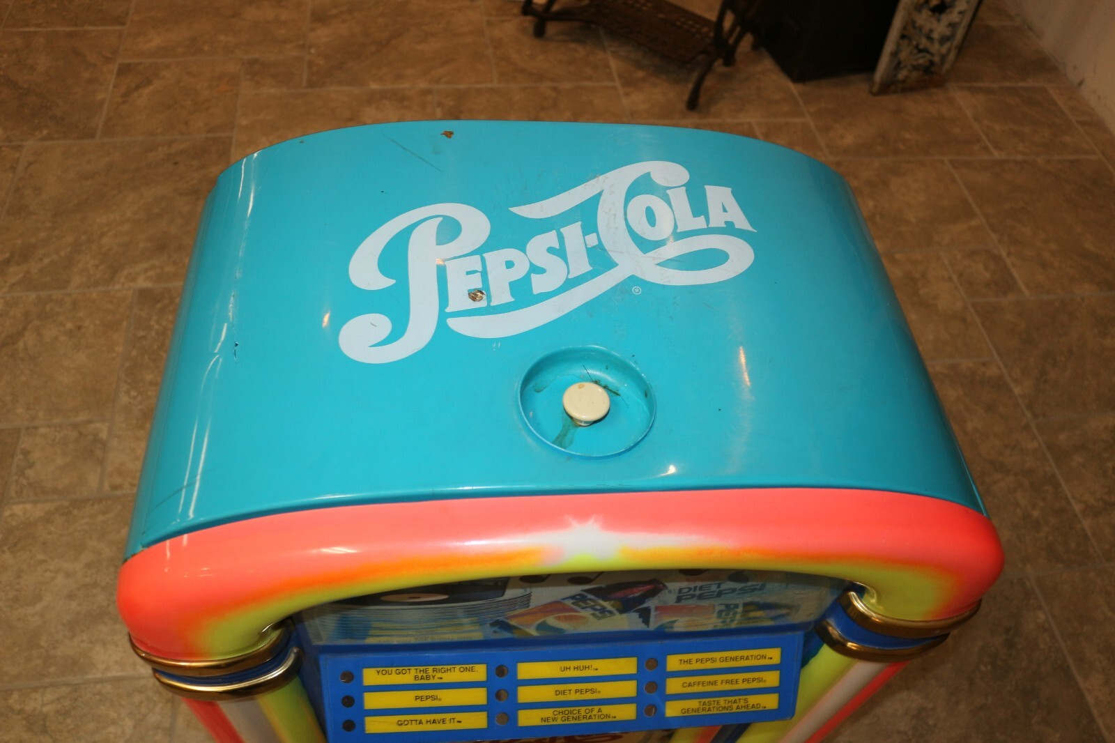 Rare Large Vintage 1991 Pepsi Cola Juke Box Cooler Store Display Soda ...