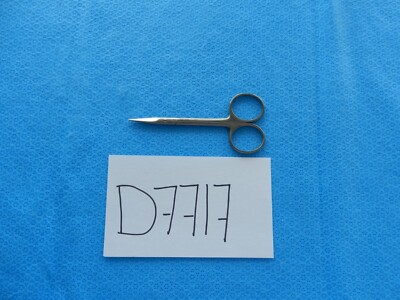 D7717 Aesculap Surgical Gerade Spize Scissors 10cm Length BC110R | eBay