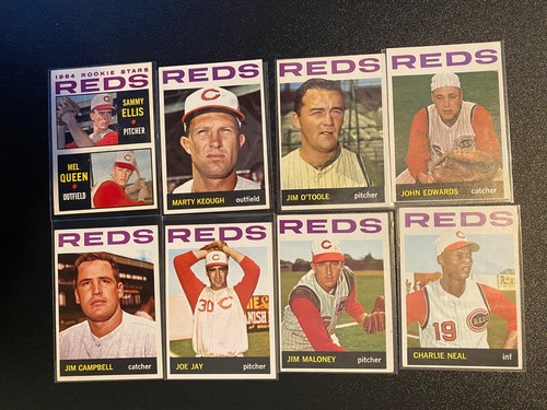1964 Topps Cincinnati Reds Lot Of 8 See Pics For Players Numbers ...