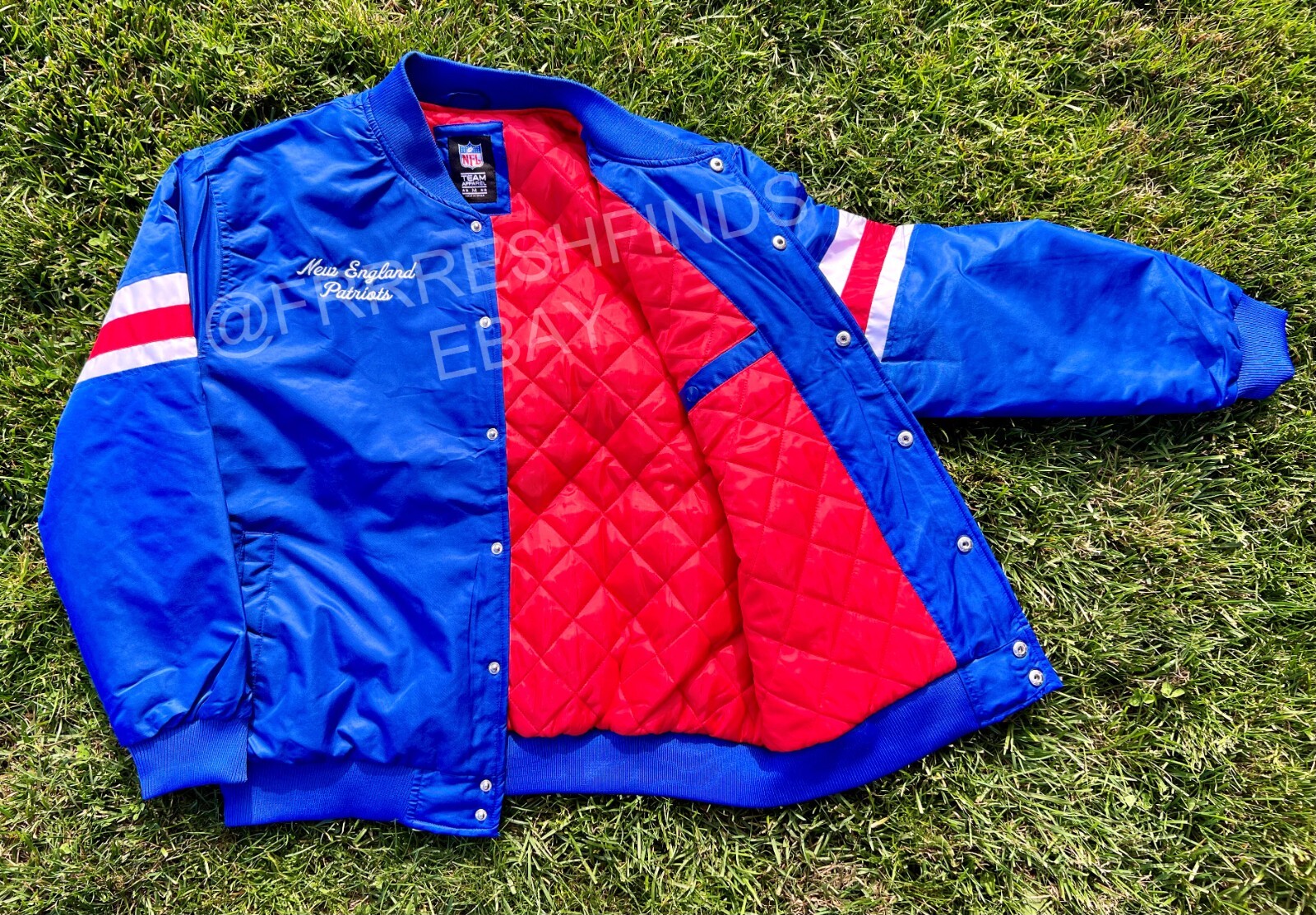 Authentic NFL Team Apparel Vintage Marks New England Patriots Retro 80s ...