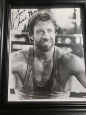 Chuck Norris - Signed Autographed 8x10 Photo Walker Texas Ranger In ...