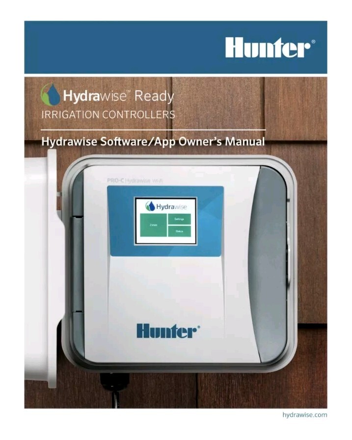 Hunter Pro-C Hydrawise HPC-FP & HPC-400 Paper Owner’s Manual and Programming | eBay